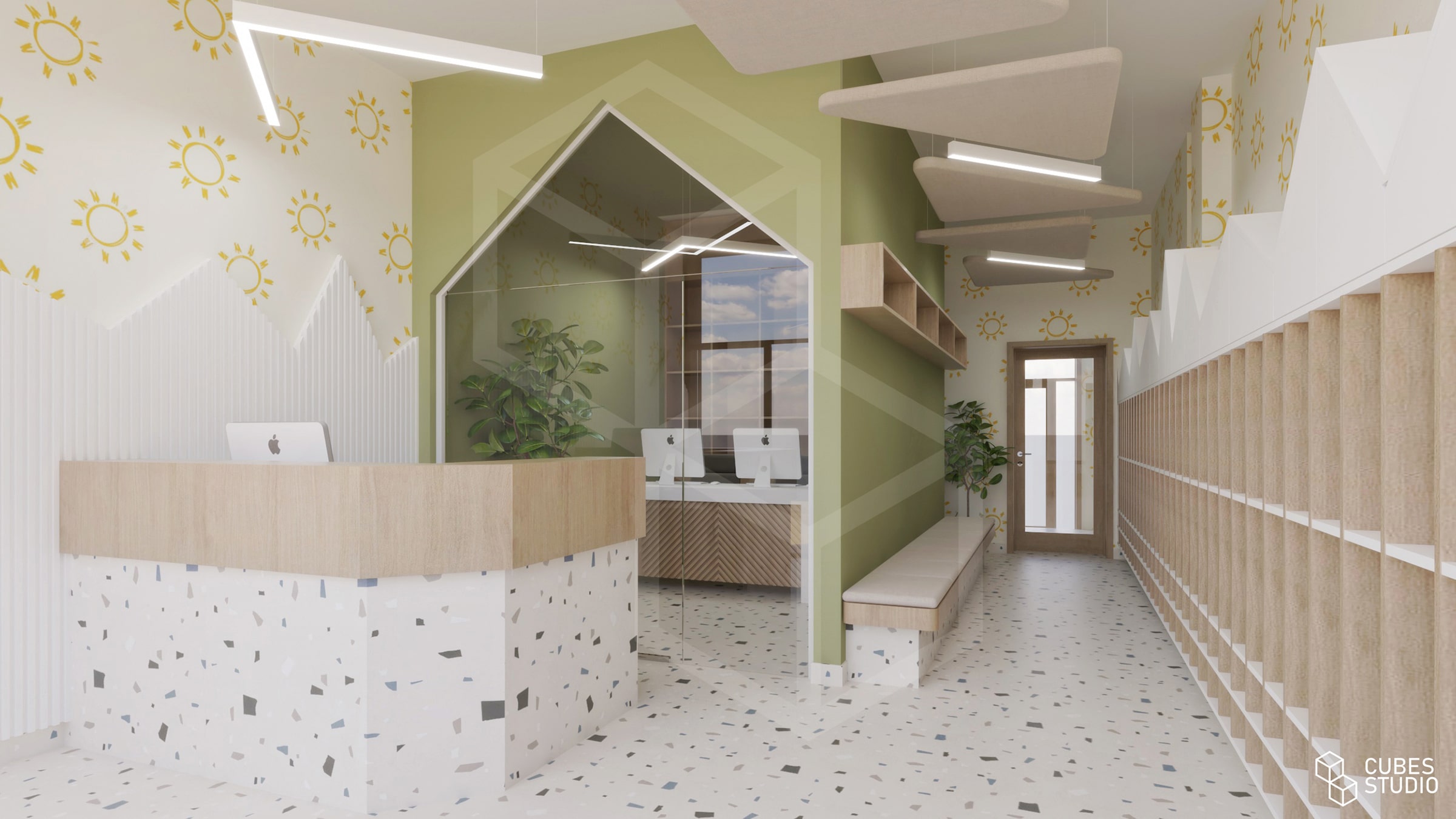 Kindergarten interior - SUN KINDERGARTEN - Cubes Studio