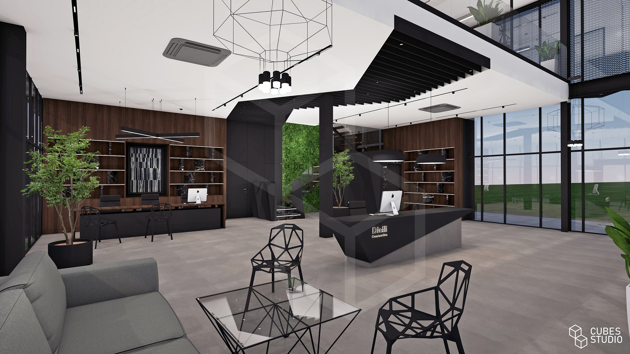 Showroom interior - DIELLI SHOWROOM I - Cubes Studio