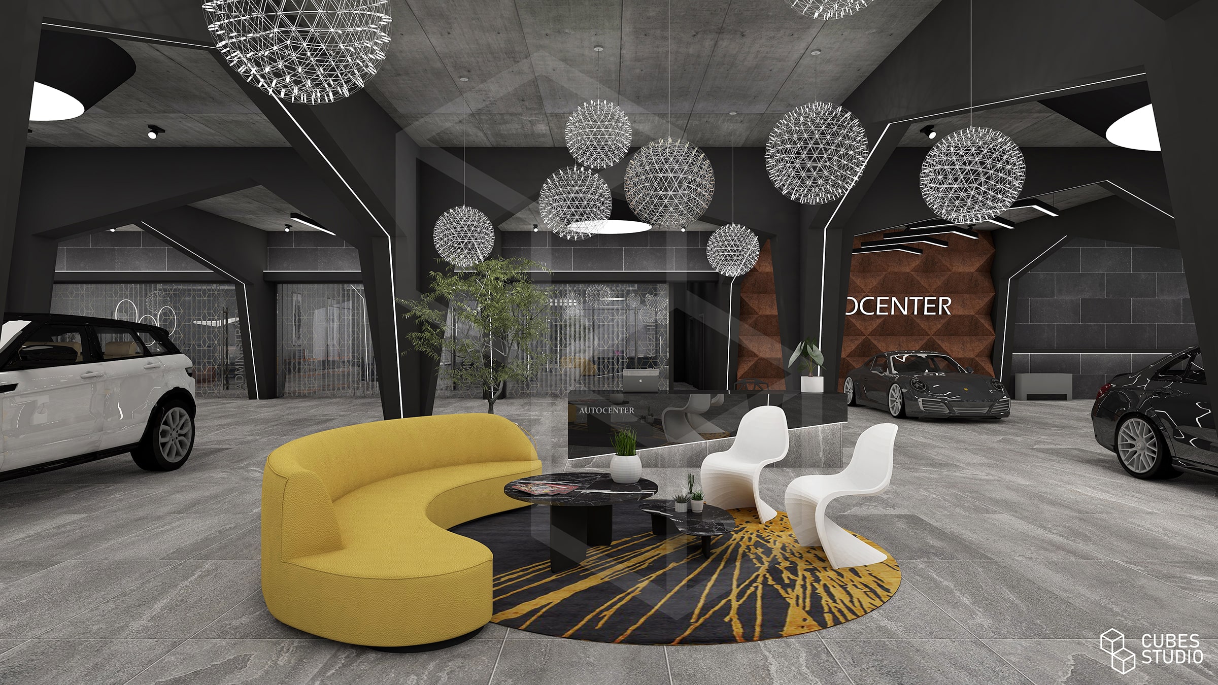 AUTOCENTER SHOWROOM - Cubes Studio - Interior design