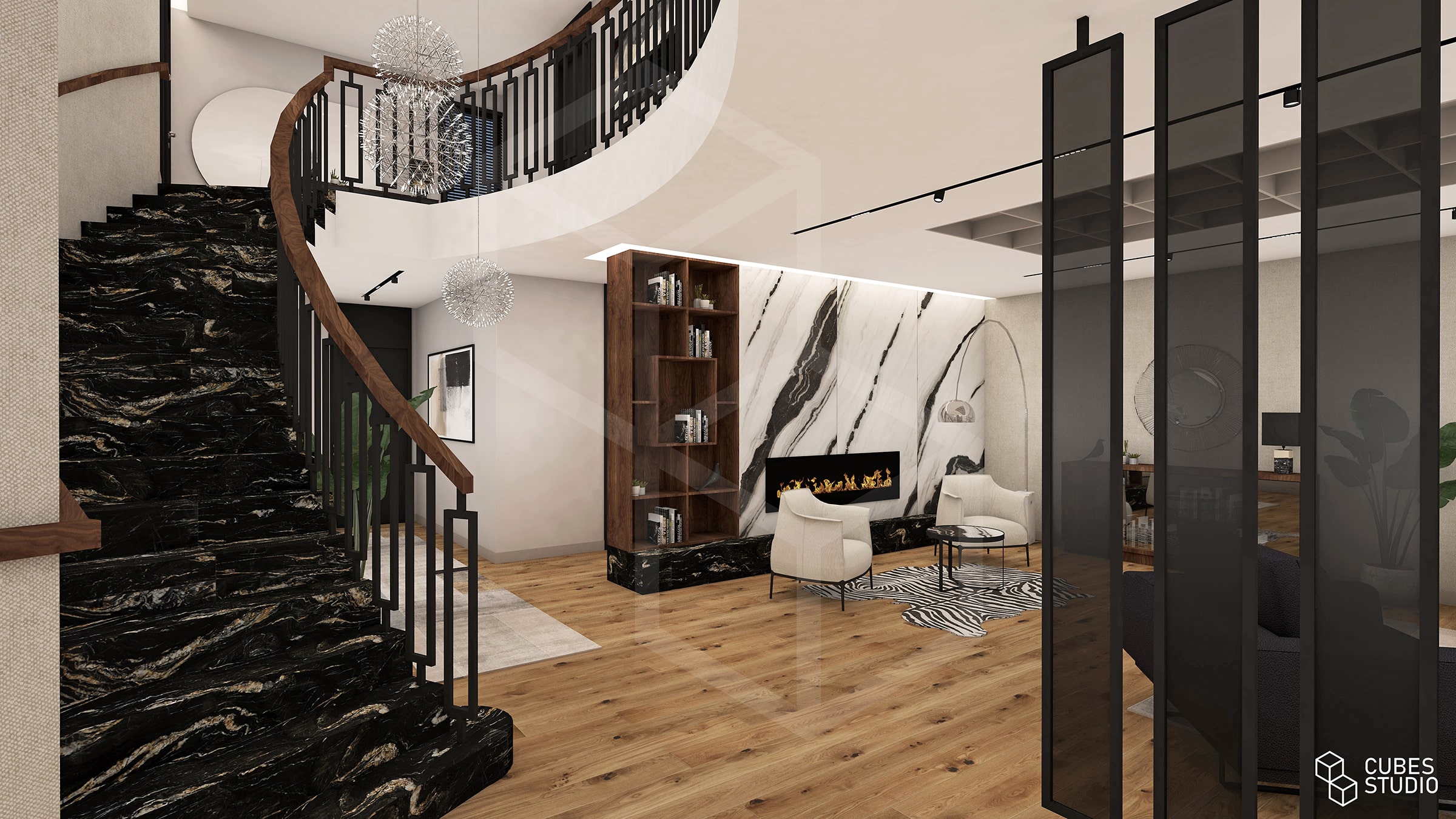 Home interior design - PANDA HOUSE - Cubes Studio
