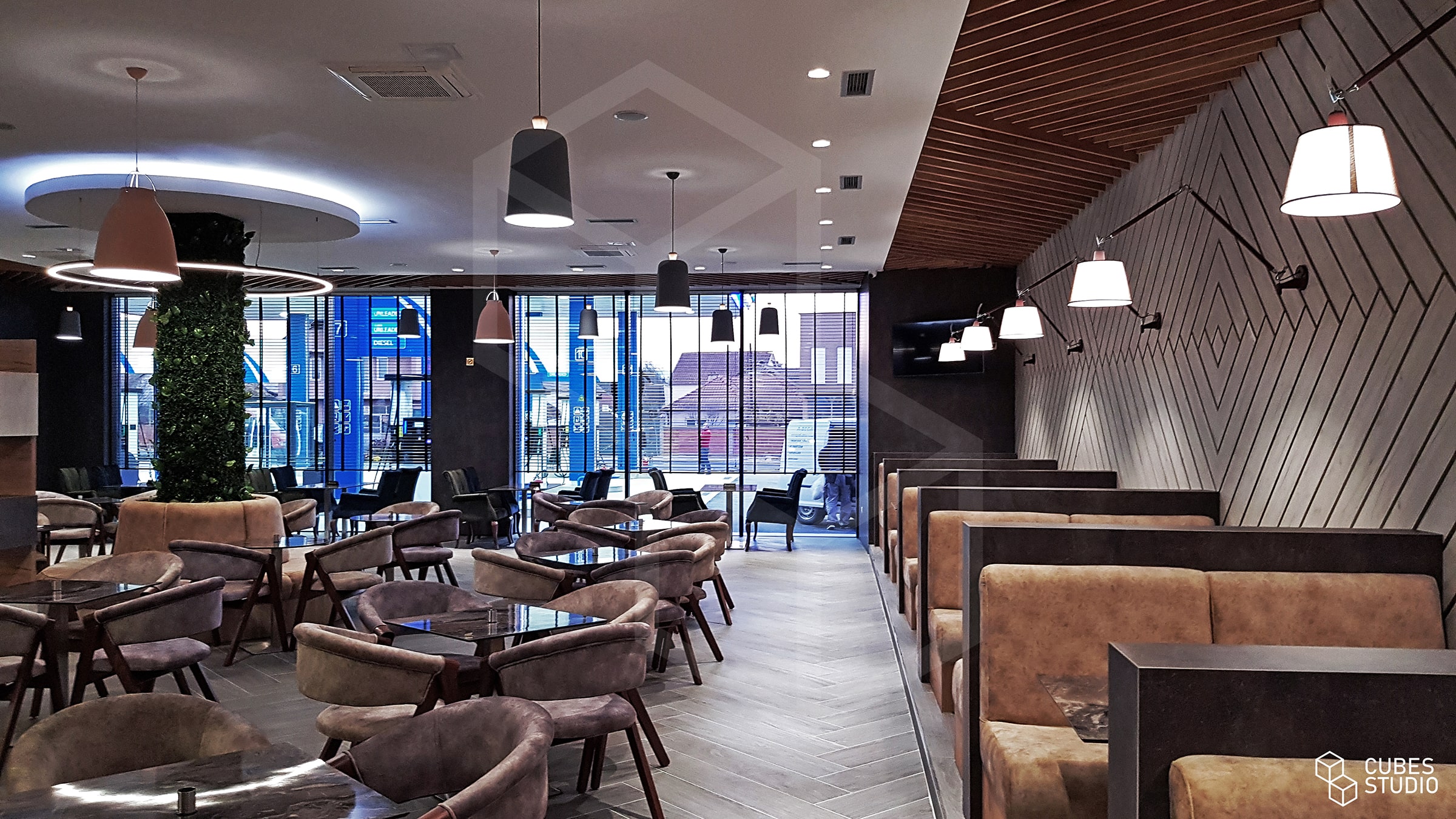 Coffee interior - REAL COFFEE - Cubes Studio