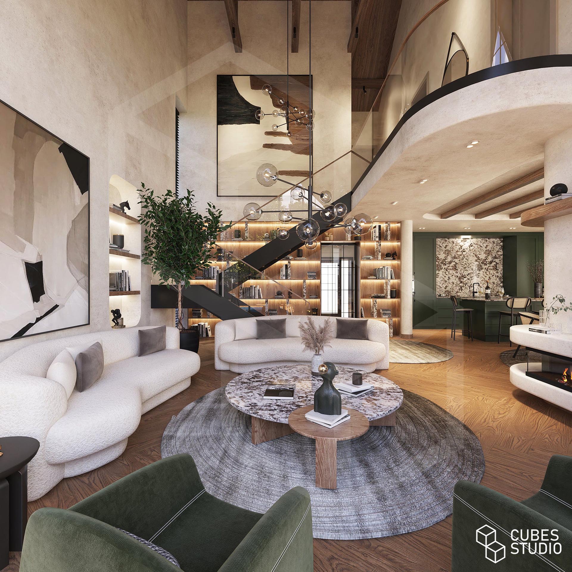 Modern home interior - SPRING RESIDENCE I - Cubes Studio